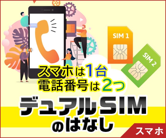 スマホは1台、電話番号は2つ デュアルSIMのはなし